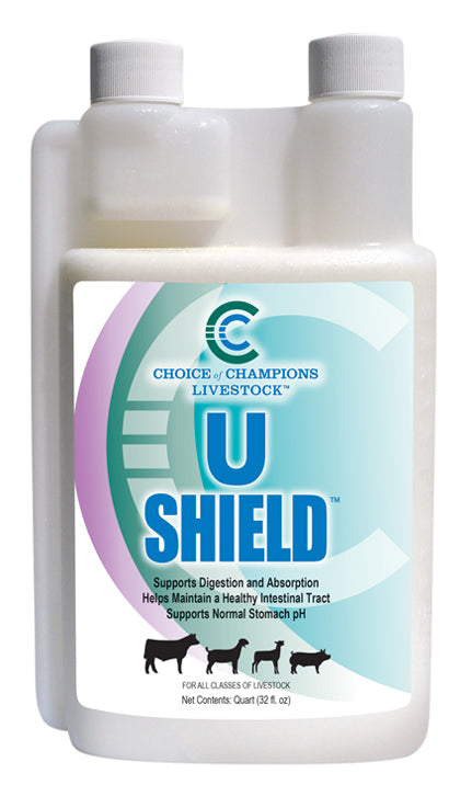 U SHIELD – Livestock Gut Health & Stress Support Supplement | Choice of ...